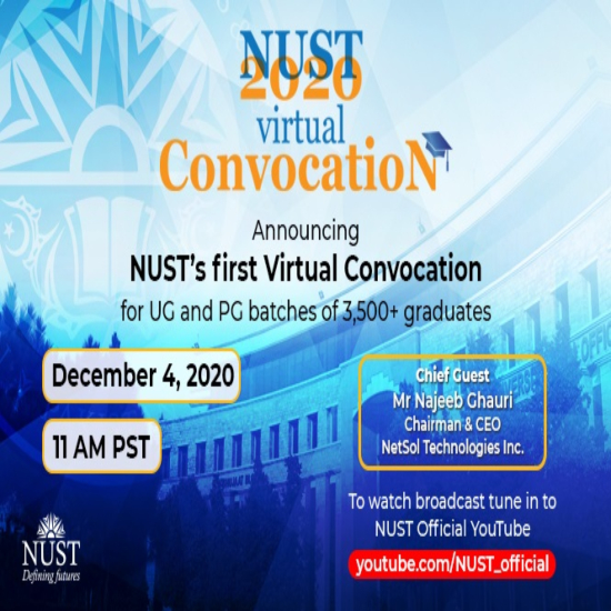 NUST FIRST VIRTUAL CONVOCATION - U.S.-Pakistan Center for Advanced ...