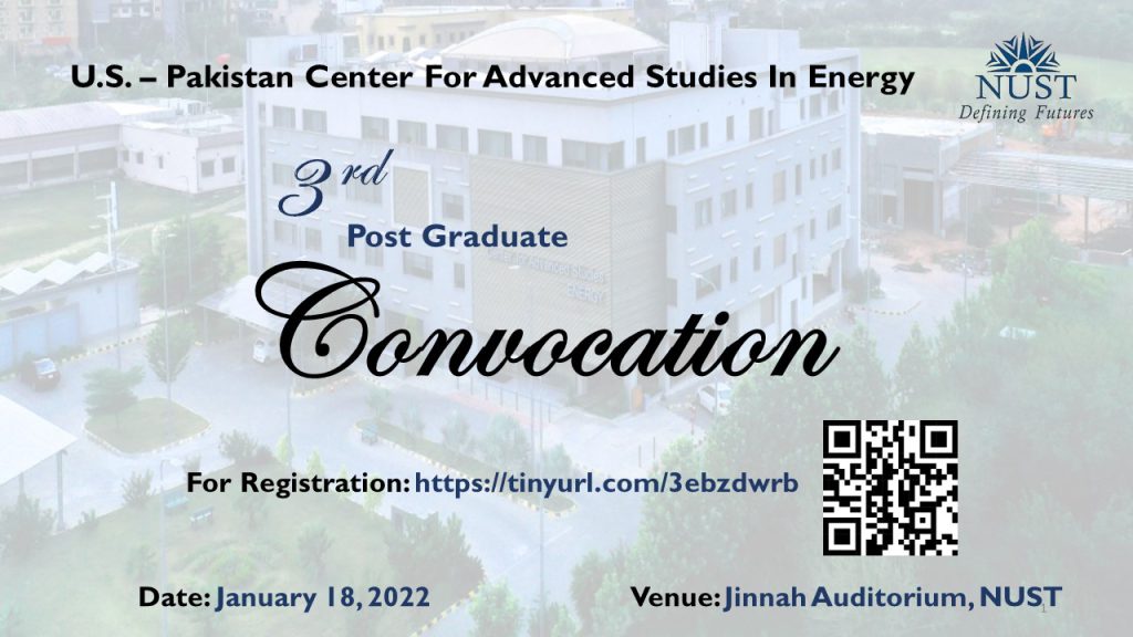 Convocation – National University of Sciences and Technology (NUST)