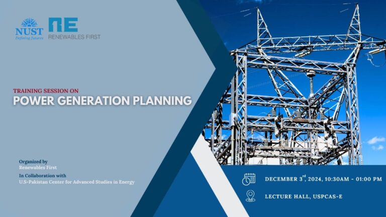 Training Session On Power Generation Planning - U.S.-Pakistan Center ...
